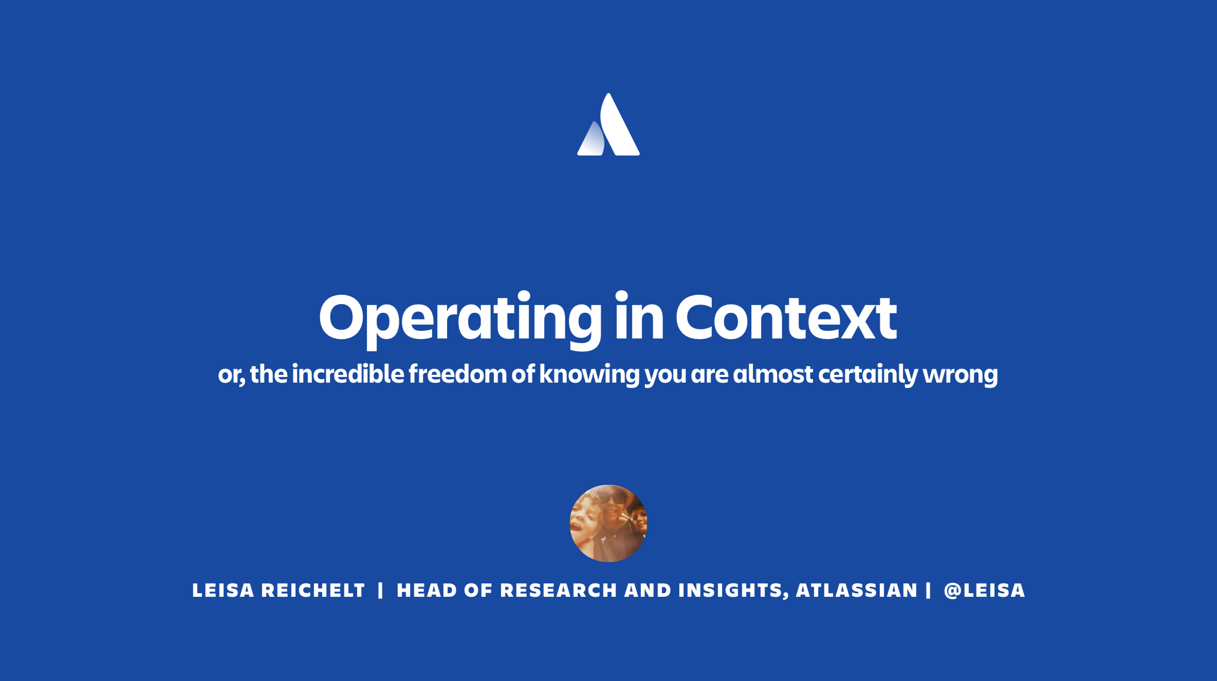 Operating in Context – Natalie Hanson